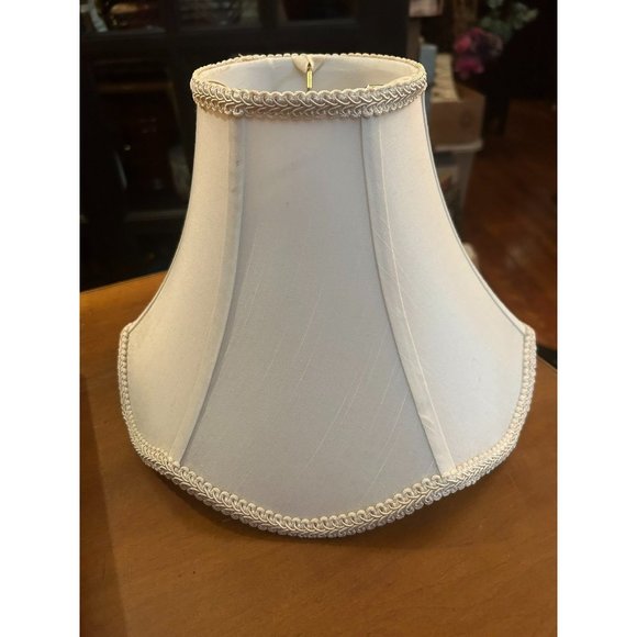 Vintage lamp shade | Accents | Bell Shaped Off White Vintage Lamp Shade ...
